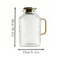 3800ml Large Capacity Glass Kettle Large Capacity Summer Refrigerator ...