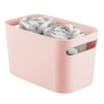 mDesign Deep Plastic Bath Storage Bin with Handles, 10" Long, 4 Pack ...