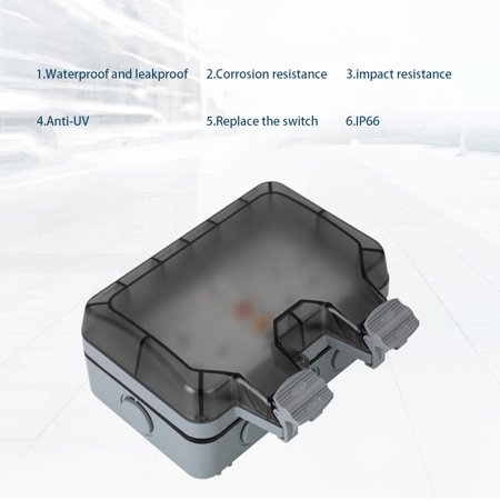 Household PC Plastic Weatherproof Socket Waterproof Garage Power Lid ...