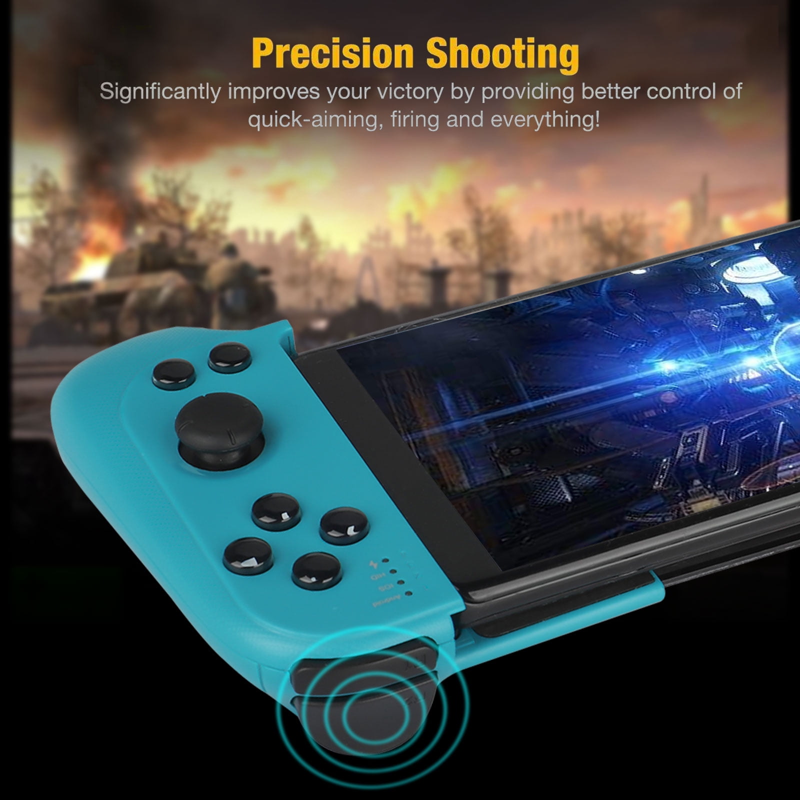 Buy Mobile Game Controller, Wireless Gamepad Bluetooth Gaming Joystick ...