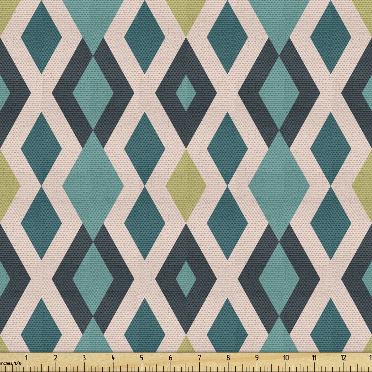 Geometric Sofa Upholstery Fabric by the Yard, Repetitive Pattern of ...