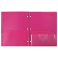 Five Star 2-Pocket Stay-Put Plastic Folder, Pink (33491) - Walmart.com
