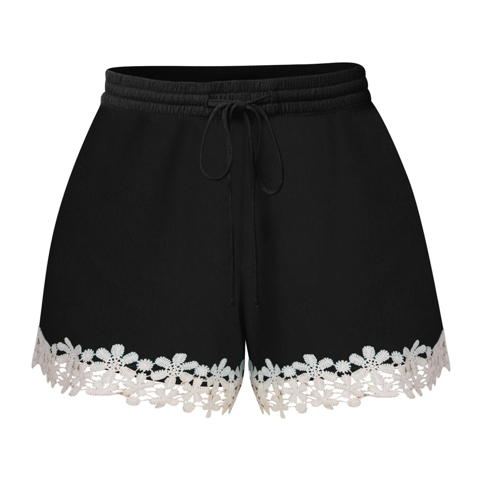 Click here for Faiwad Womens Floral Lace Shorts Summer Drawsting... prices