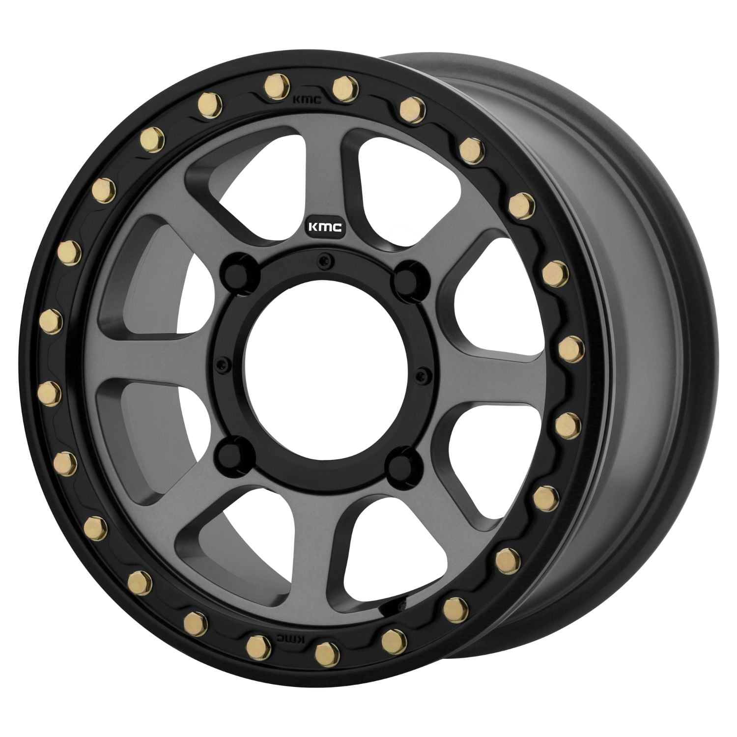 KMC Powersports Aluminum Rim KS234 ADDICT 2 BEADLOCK 14X7in Satin Gray ...