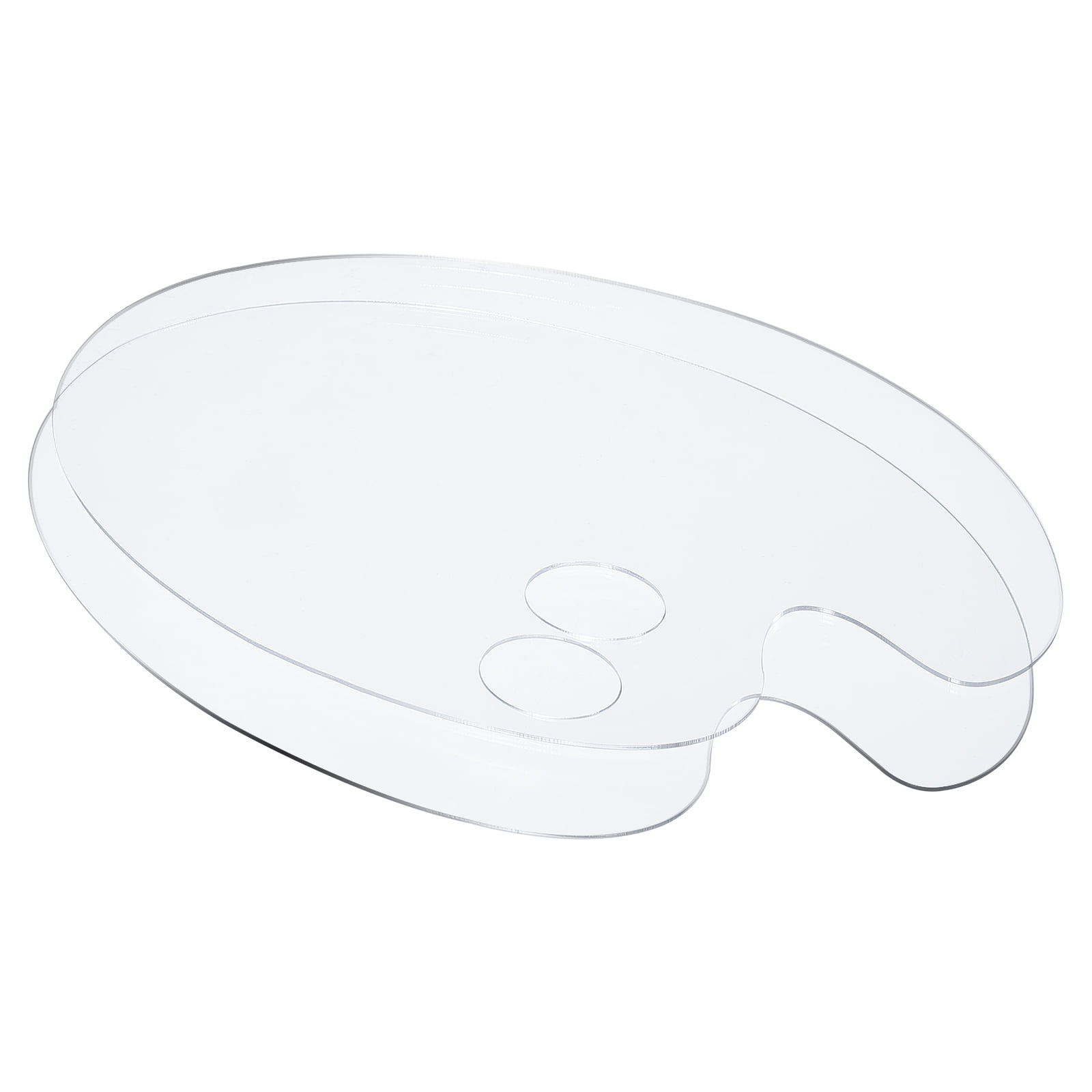 Uxcell 15.7"x11.8" Oval Acrylic Paint Tray Palette Painting Pallet with ...