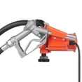 12V 15GPM Cast Iron Diesel Transfer Pump Kit with Manual Nozzle Hose ...