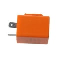 ROZYARD 12V 2 Pin Motorcycle Blinker Adjustable LED Flasher Relay Turn ...