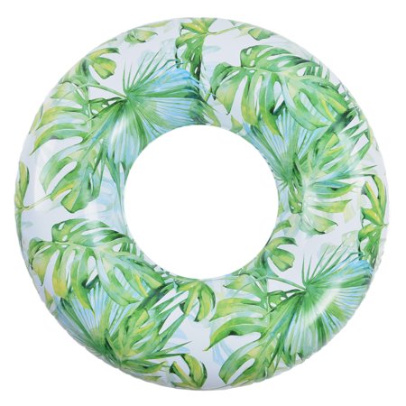 FLAMEEN Inflatable Swimming Ring With Leaf Pattern Children Adult ...