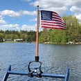 FLAGWIN 2 Pack American Flag 12x18 Inches Embroidered Small American ...