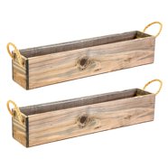 All Maine Bucket H550 Wooden Window Box Brackets - Walmart.com