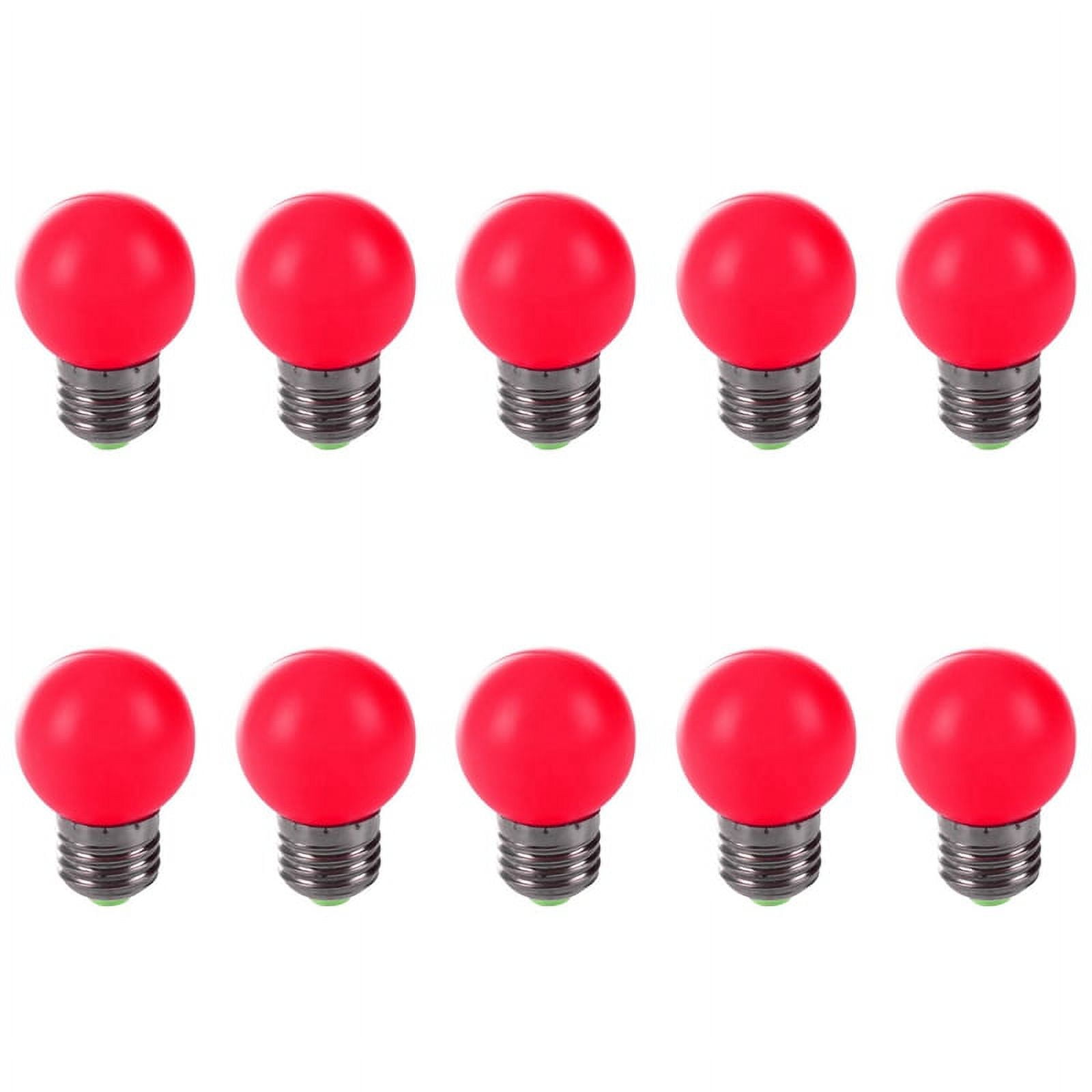 Click here for Unbranded 10x E27 Led Light Warm Red Bulb Plastic... prices