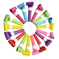 50pcs 6cm Solid Color Whistles Plastic Cheering Props Party Playing ...