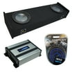 04-08 Ford F-150 Ext Super Cab Truck Harmony R104 Dual 10" Sub Box & HA-A400.1 - Walmart.com