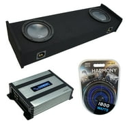 04-08 Ford F-150 Ext Super Cab Truck Harmony R104 Dual 10" Sub Box & HA-A400.1 - Walmart.com