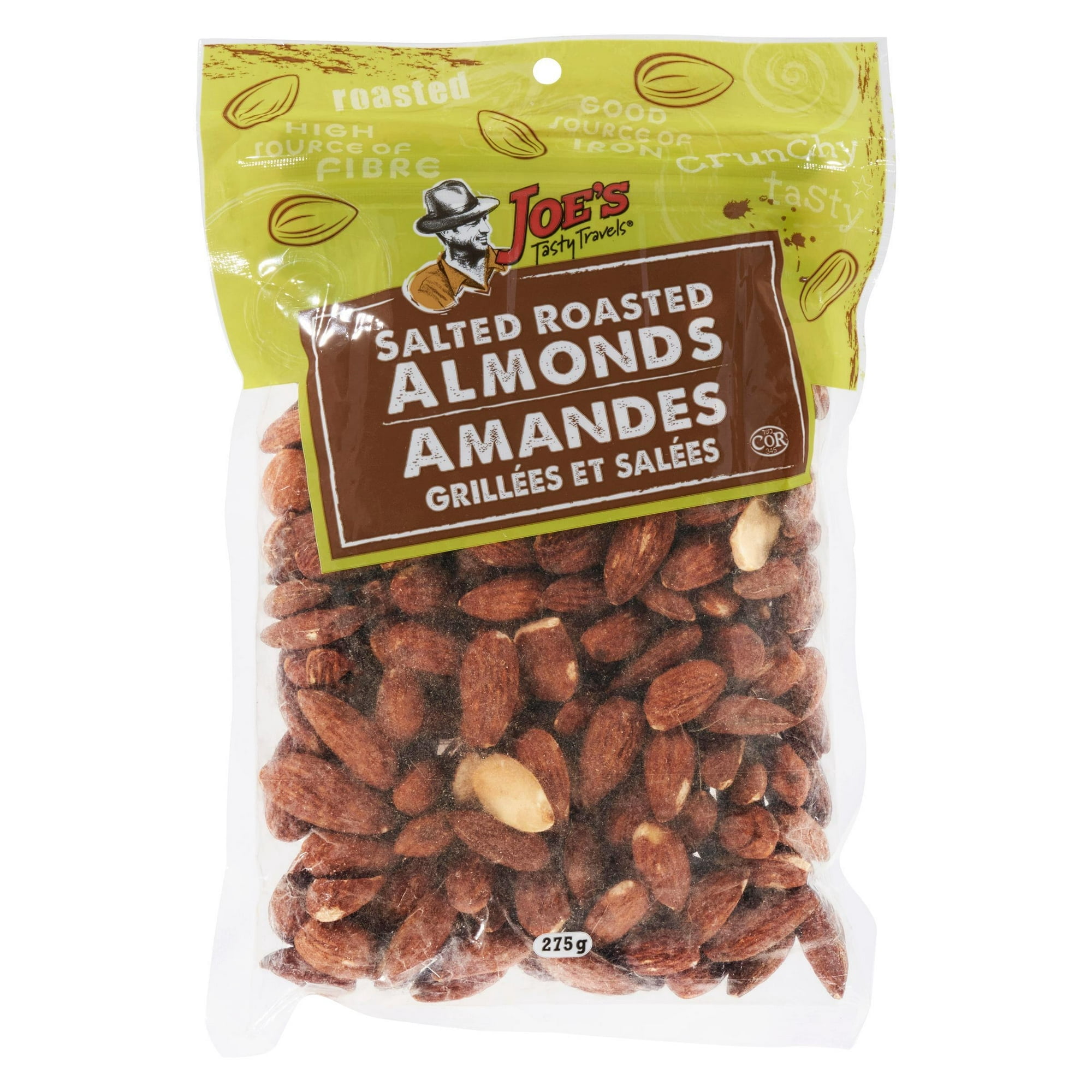 Click here for Joes Tasty Travels Salted Roasted Almonds 275 G prices