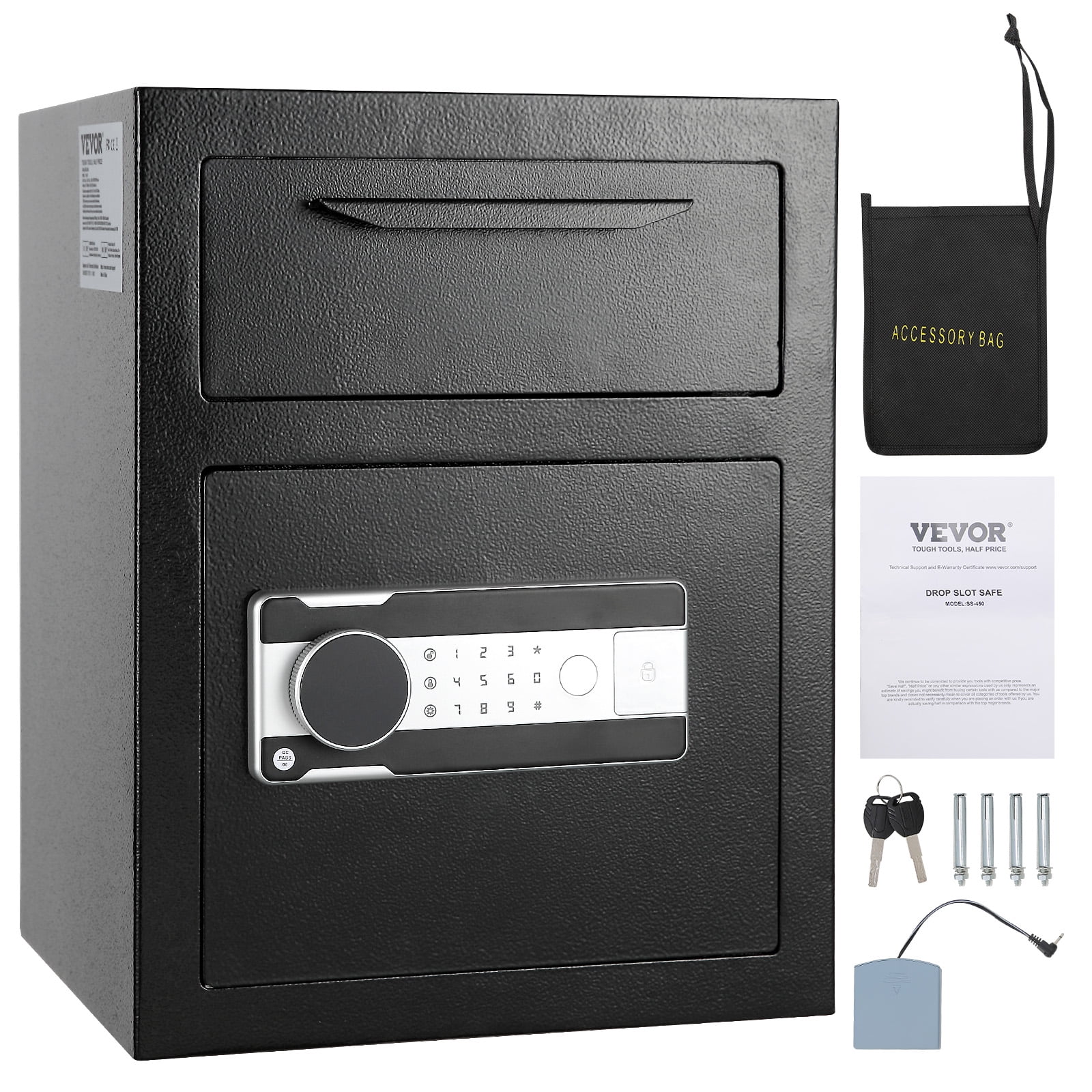 Click here for Vevor 1.7 Cub Depository Safe  Deposit Safe With D... prices