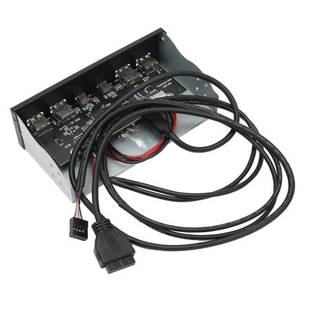 USB3.1 Front Panel Adapter, USB3.0X2 USB2.0X2 TYPE CX2 6 Ports Front ...