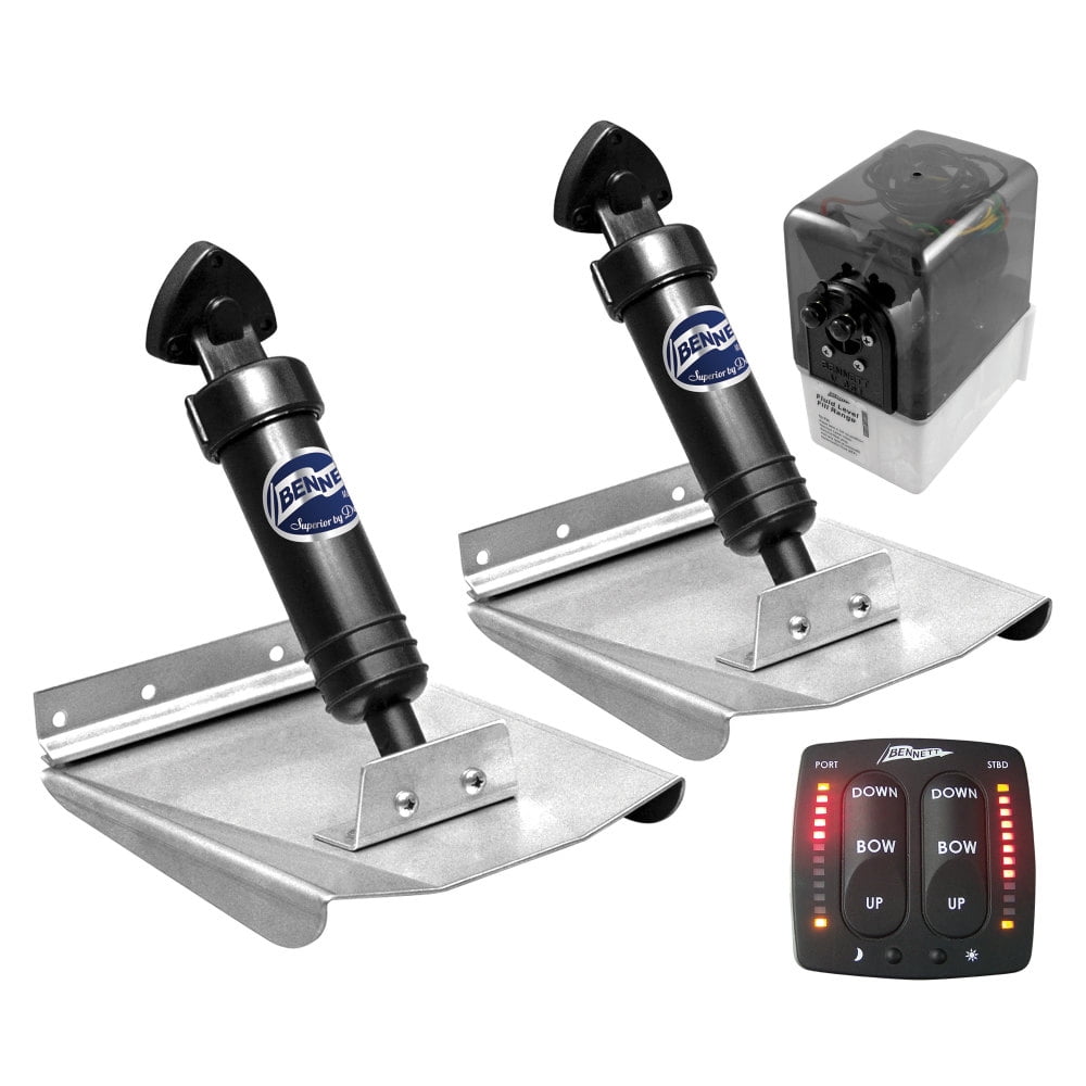Bennett Marine M80EIC Sport Limited Space Hydraulic Trim Tab System - 8 ...
