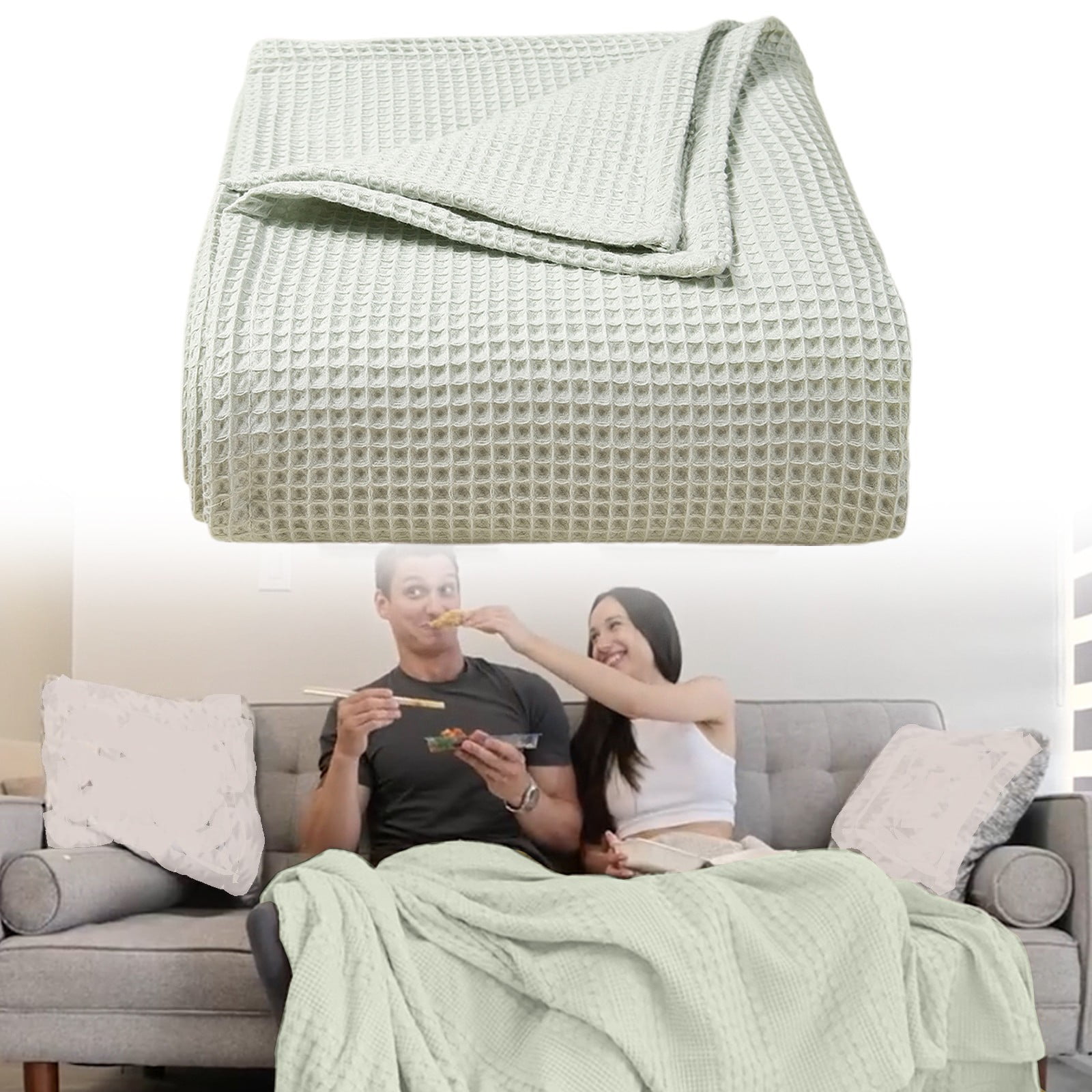 Click here for Waffle Weave Blanket Cozival Waffle Weave Cotton T... prices