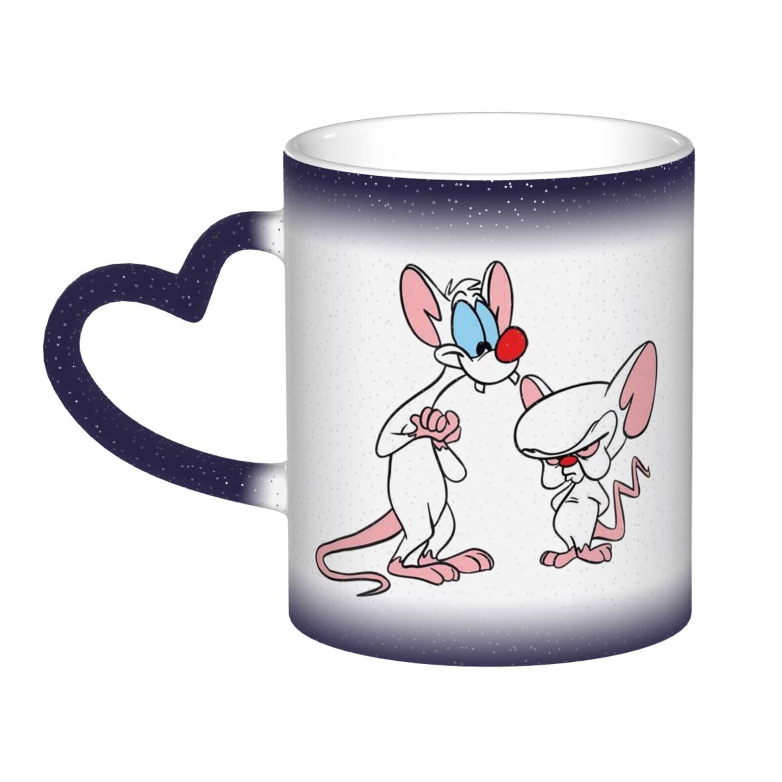 Taza de café con cambio de color de Pinky y Cerebro Taza de cerámica ...