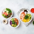 Disposable 16 oz Soup Bowls, 125-Pack Biodegradable Sugarcane Fiber ...