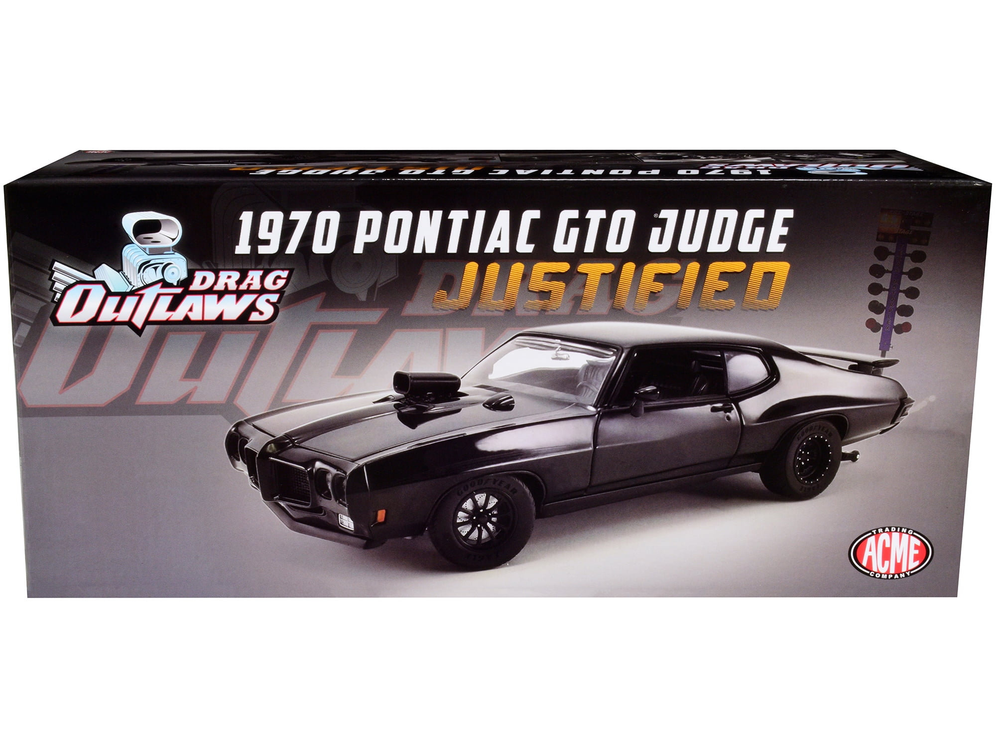 Buy 1970 Pontiac GTO Judge Justified Black Drag Outlaws Series Limited ...