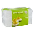 Snapware Snap 'N Stack Reusable Deviled Egg Carrier Container with ...