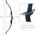 AMEYXGS Archery Takedown Recurve Bow and Arrow Set Left/Rght Hand ...
