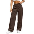 biudgviw Wide Leg Yoga Pants Quick Dry Casual Workout Pants High ...