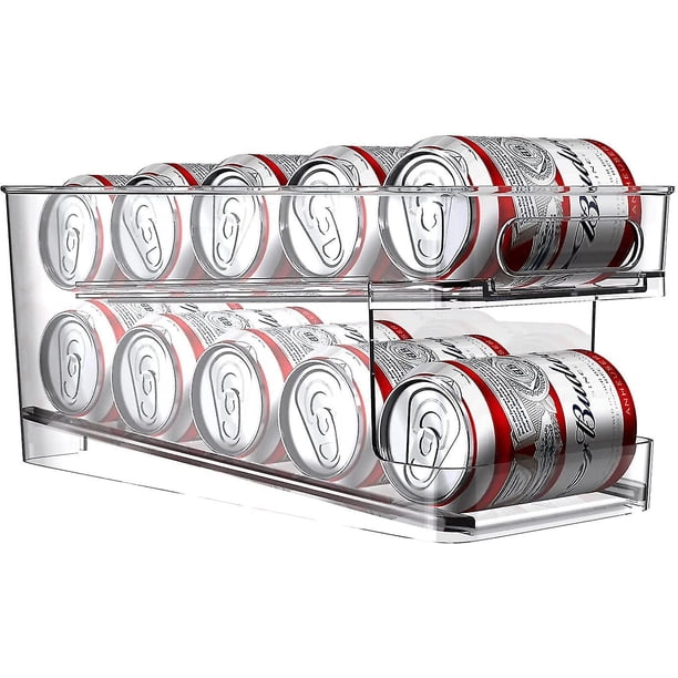 Rolling Can Dispenser Fridge Beer Can Organiser Soda Can Dispenser For ...