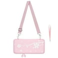 Mytrix Pink Cherry Blossoms Carrying Case for Nintendo Switch, Portable ...