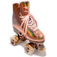 Angels Skates, Rose Gold Retro Roller Skates, PU Leather, Size 12 ...