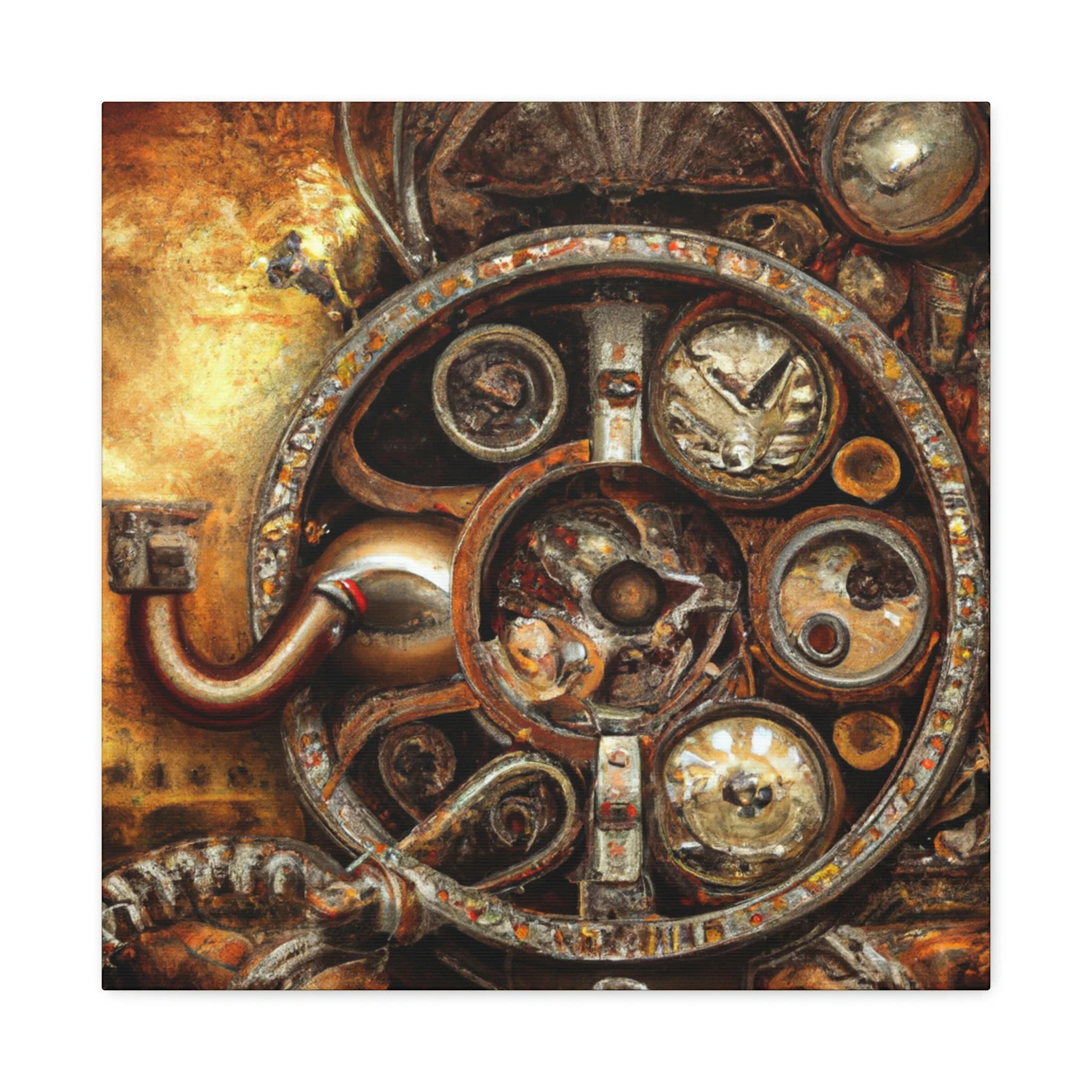 Coiled Clockwork Breezes - Canvas - Walmart.com