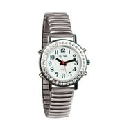 Talking Watch- Mens- 2 Voices- Bi-Color- Expansion Band - Walmart.com