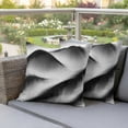 Abstract Hills Outdoor Waterproof Throw Pillow Covers Set of 2, 18"x18 ...