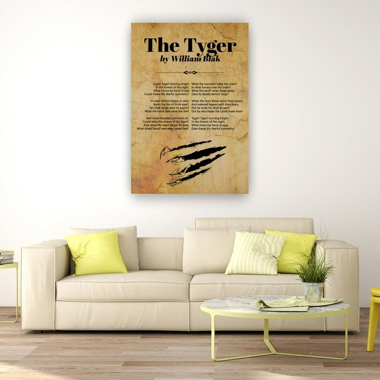 William Blake Tyger Quotes The Tyger” By William Blake. Painting: