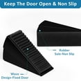 2 Pack Heavy Duty Door Stopper, Adjustable Spring Large Stopper, 3 ...