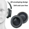 1 Pair Replacement Earpads Soft Sponge Ear Pad Comfortable Earmuffs for ...