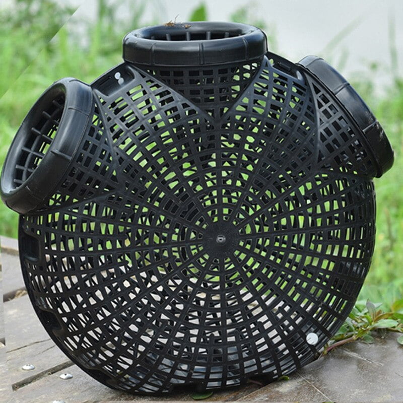 Mesh For Fishing Net Tackle Cage Folding Crayfish Catcher Casting Fish ...