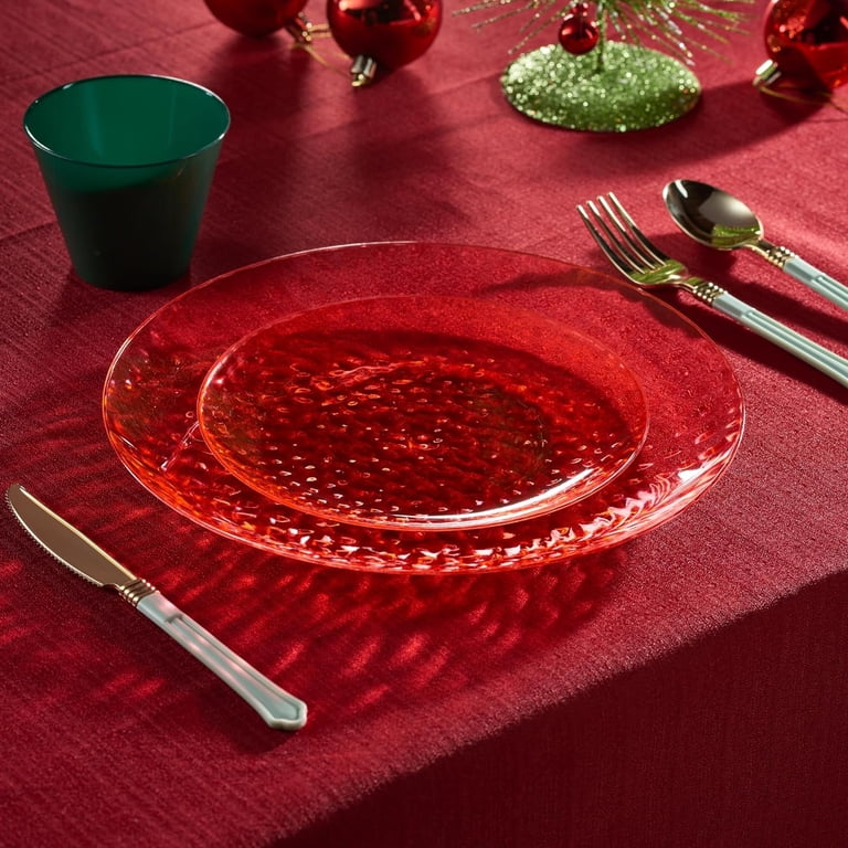 Formal Plastic Dinner Plates