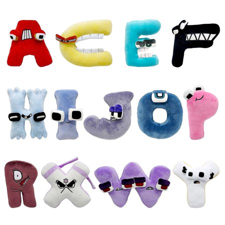 Alphabet Plush Toys Children's Educational Dolls Plush Dolls Christmas ...