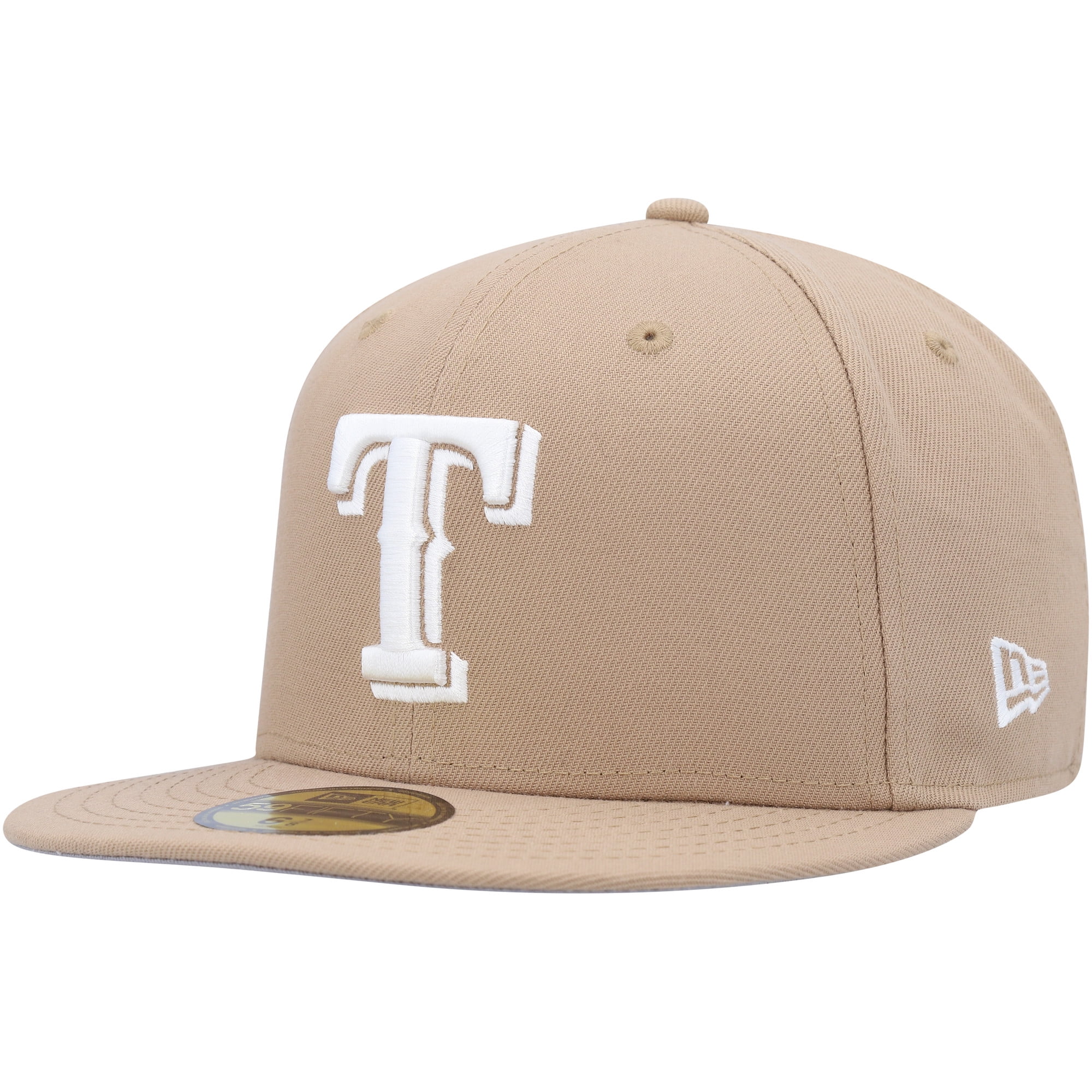 Men's New Era Khaki Texas Rangers 59FIFTY Fitted Hat - Walmart.com