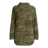 Athletic Works Women's Tunic Sherpa Soft Casual Style Comfortable 100% ...