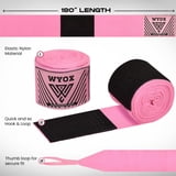 WYOX Boxing Hand Wraps with Knuckle Guards for Boxing and MMA - Pink ...