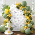 Christmas Snowflakes Arch Backdrop Cover 6x2.6 Ft, Spandex Wedding Arch ...
