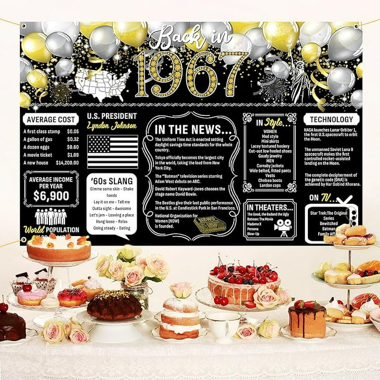 Reunion Decorations Class Of 1967 1967 Holds 50th Class Reunion