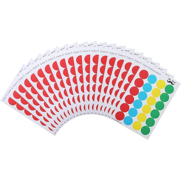 Colored Stickers Dots