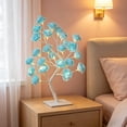 AZXY Romantic Artificial Rose Branch Desk Lamp, USB Powered Decor Night ...