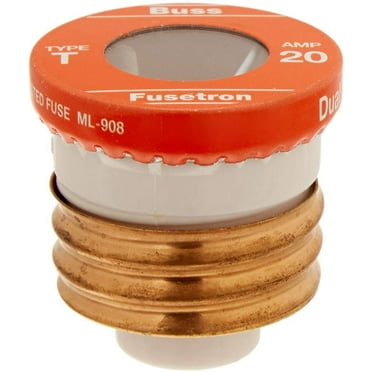 Bussmann BP/S-20 20 Amp Type S Time-Delay Dual-Element Plug Fuse ...