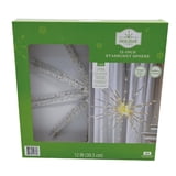 Indoor/Outdoor Battery-Operated Light-Up Starburst Sphere Christmas ...